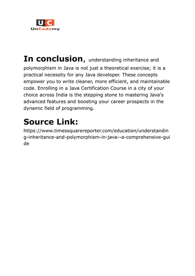 inheritance and polymorphism in java.pdf