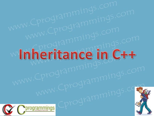 Inheritance in c++ ppt (Powerpoint) | inheritance in c++ ppt ...