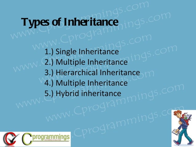 Inheritance in c++ ppt (Powerpoint) | inheritance in c++ ppt ...
