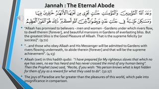 Inheritors of jannah | PPTX