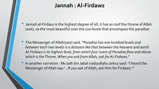 Inheritors of jannah | PPTX