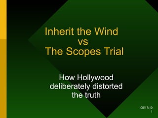 Inherit the wind | PPT