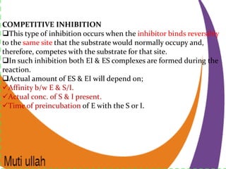 factors affecting enzyme activity | PPTX