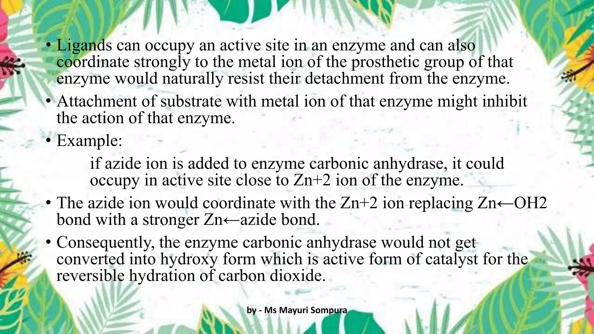 Inhibition and poisoning of enzymes | PPTX
