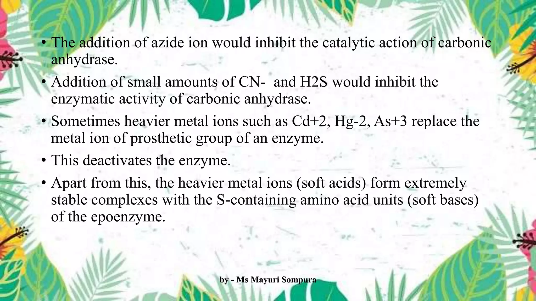 Inhibition and poisoning of enzymes | PPTX