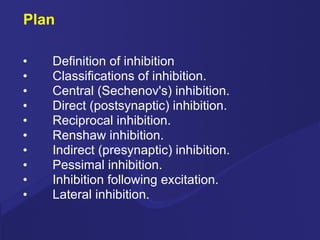 Inhibition in cns 1 | PPT