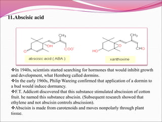 VARIOUS GROWTH INHIBITORS AND RETARDANTS THEIR ROLE IN YIELD AND ...