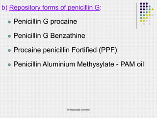 inhibitor of bacterial cell wall synthesis-PENICILLINS.ppt