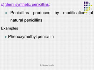 inhibitor of bacterial cell wall synthesis-PENICILLINS.ppt
