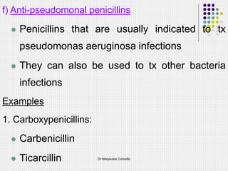 inhibitor of bacterial cell wall synthesis-PENICILLINS.ppt