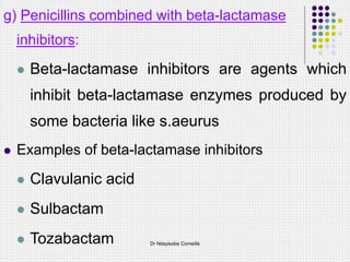 inhibitor of bacterial cell wall synthesis-PENICILLINS.ppt