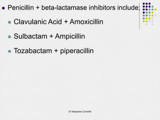inhibitor of bacterial cell wall synthesis-PENICILLINS.ppt