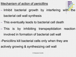 inhibitor of bacterial cell wall synthesis-PENICILLINS.ppt