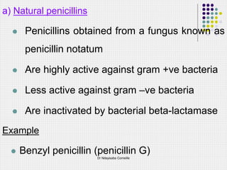 inhibitor of bacterial cell wall synthesis-PENICILLINS.ppt