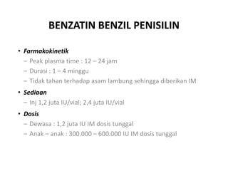 Antibiotik - Golongan Inhibitor Sintesis Dinding Sel | PPTX
