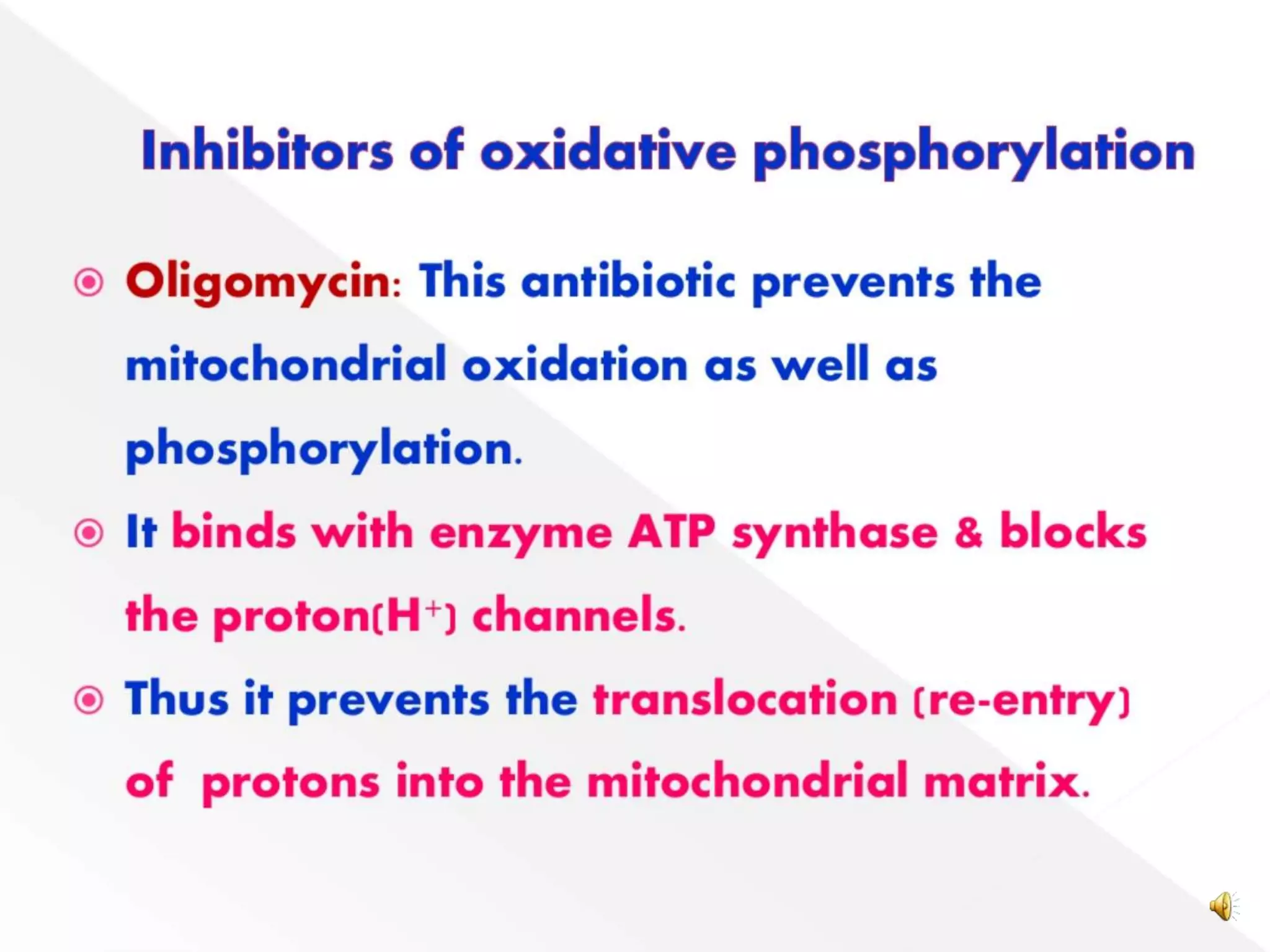 Inhibitors of oxidative phosphorylation | PPTX | Endocrine and Metabolic Diseases | Diseases and ...