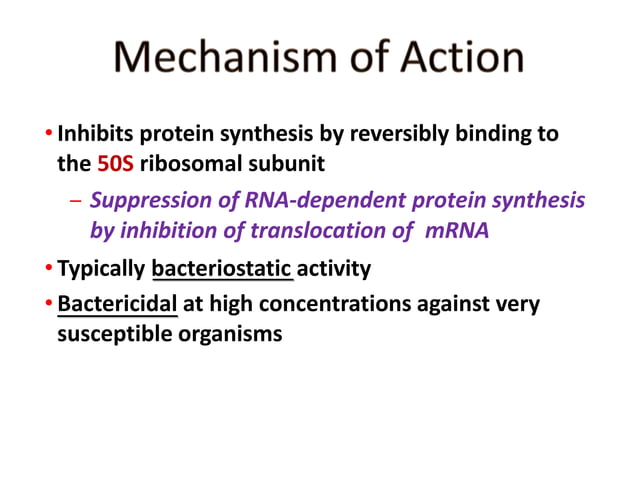 Inhibitors of protein synthesis.pptx | Biological Sciences | Science