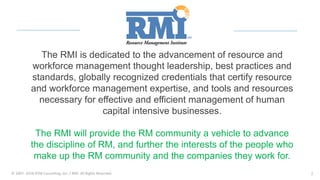 Inhibitors to Effective Resource Management | PDF