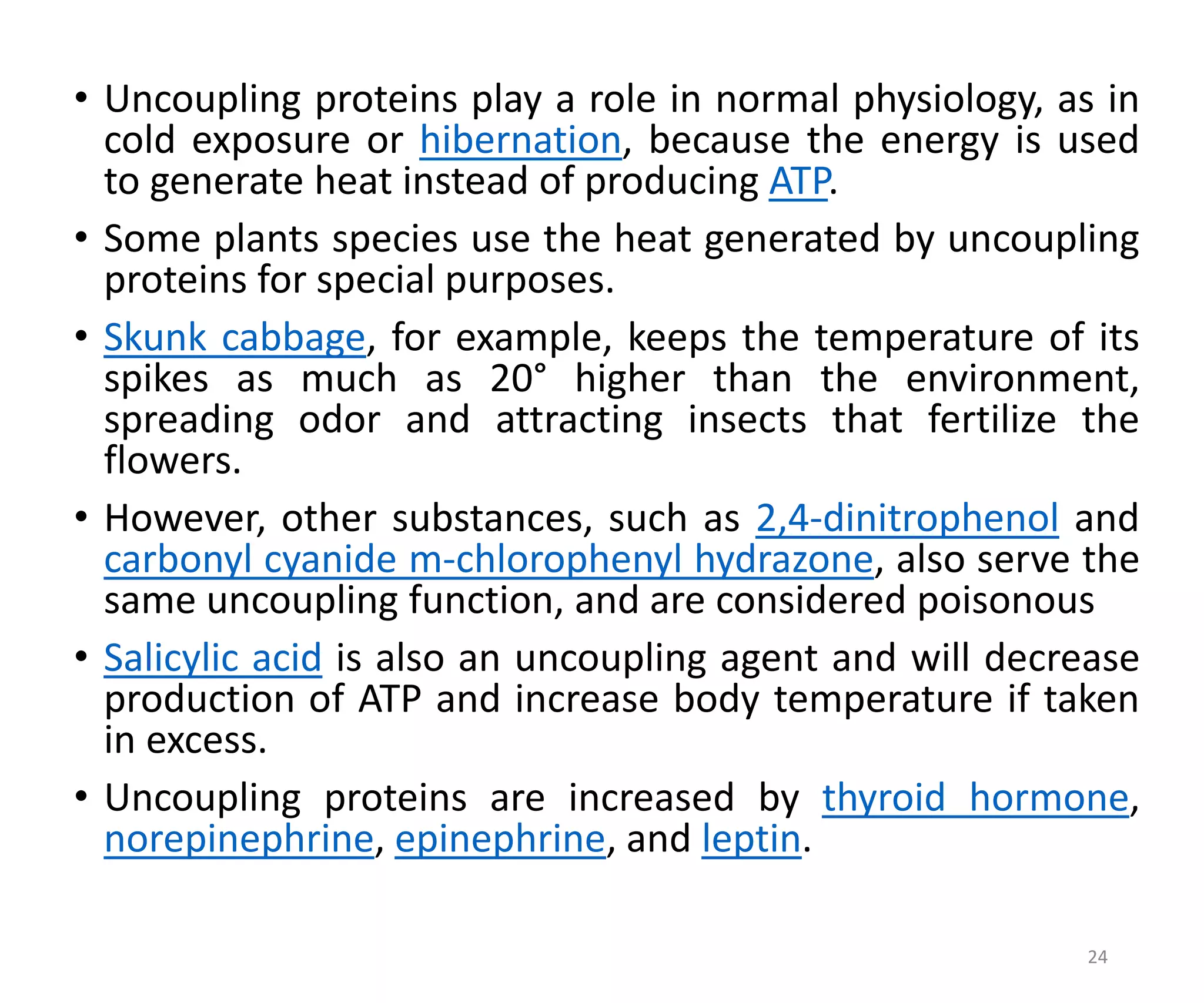 Inhibitors & uncouplers of oxidative phosphorylation & ETC | PPTX