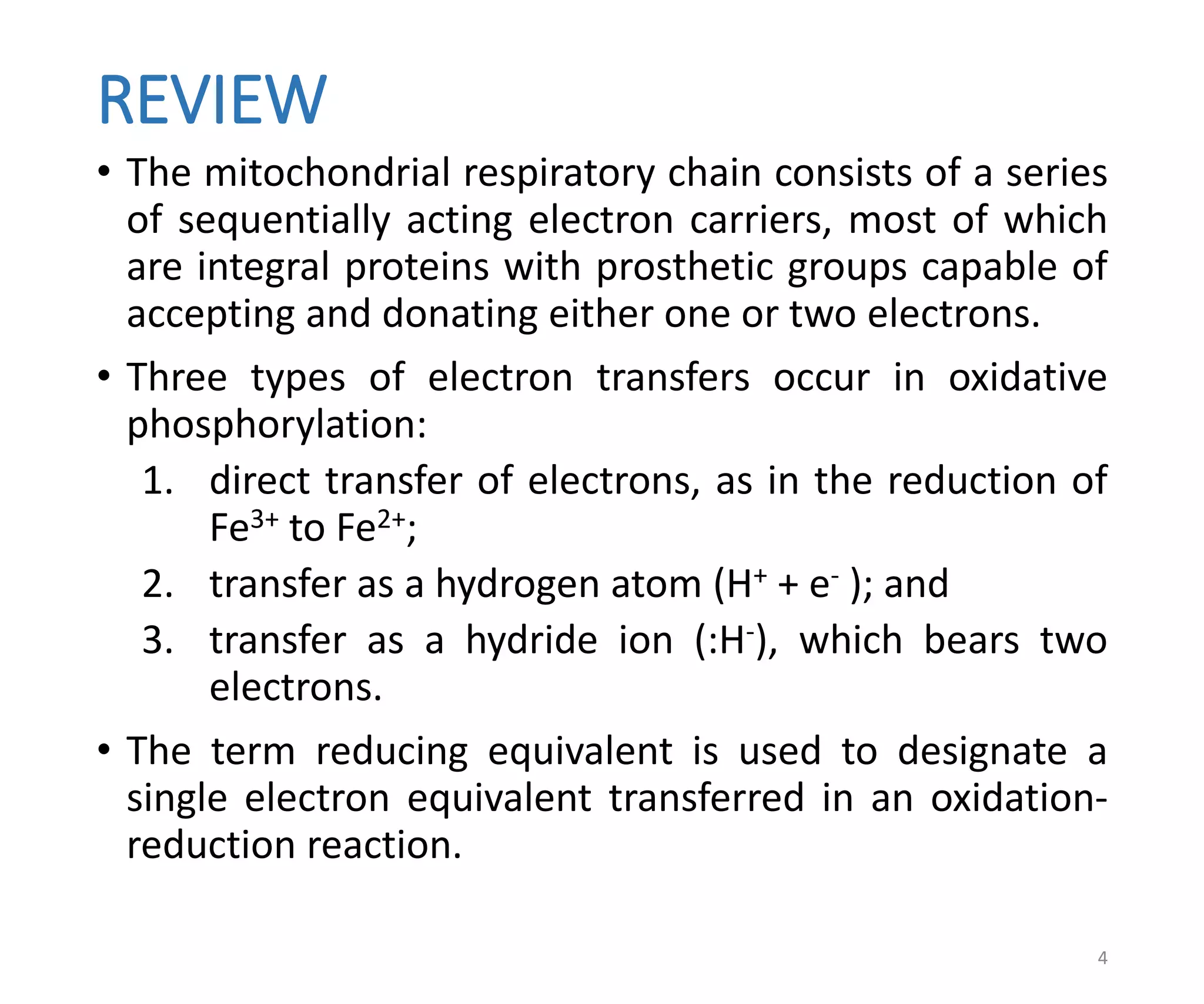 Inhibitors & uncouplers of oxidative phosphorylation & ETC | PPTX