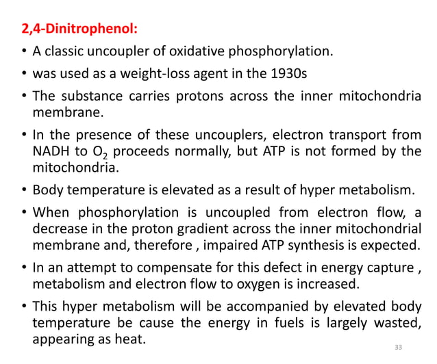 Inhibitors & uncouplers of oxidative phosphorylation & ETC | PPTX
