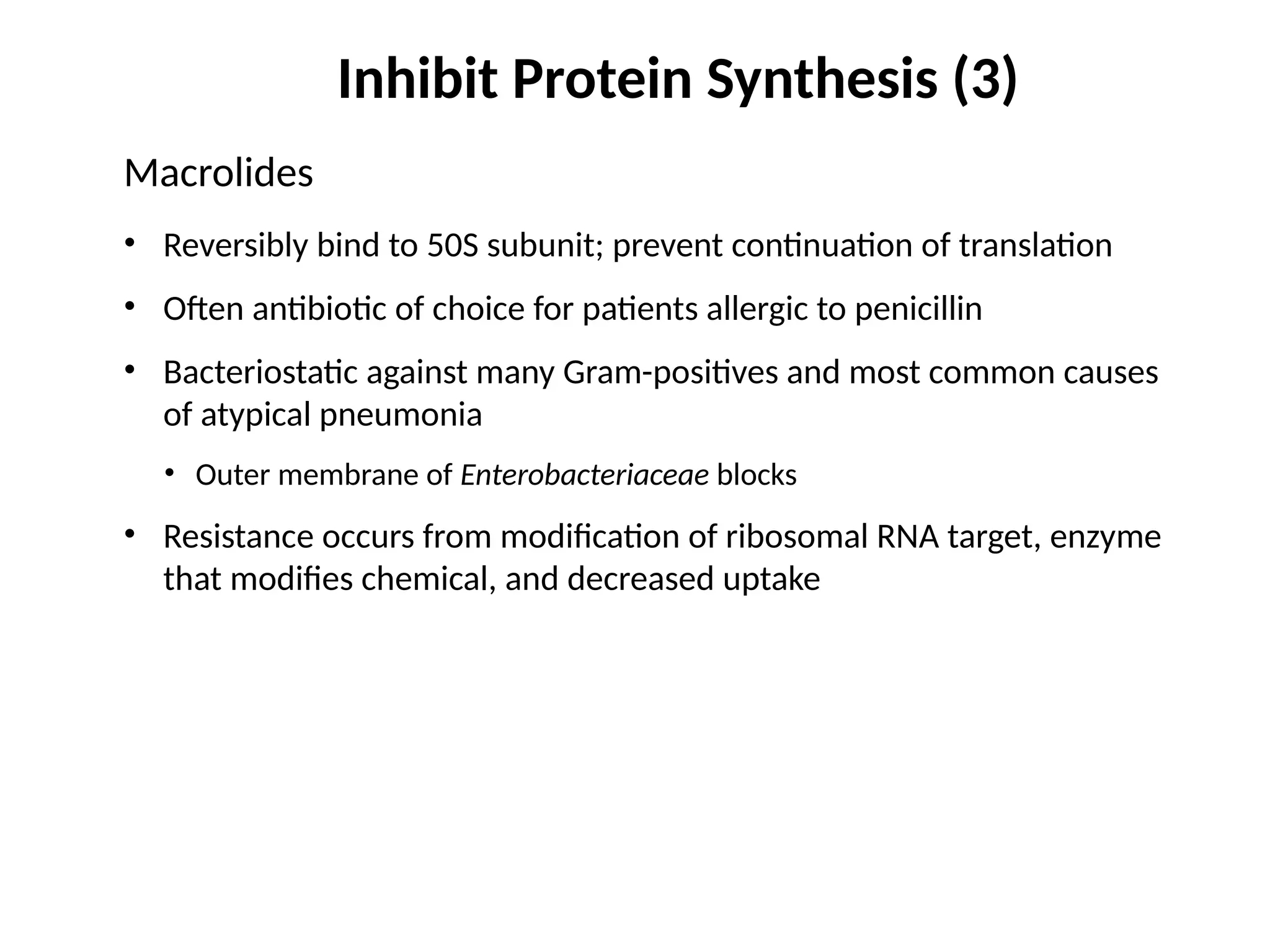 Inhibit Protein Synthesis - Microbiology.pptx