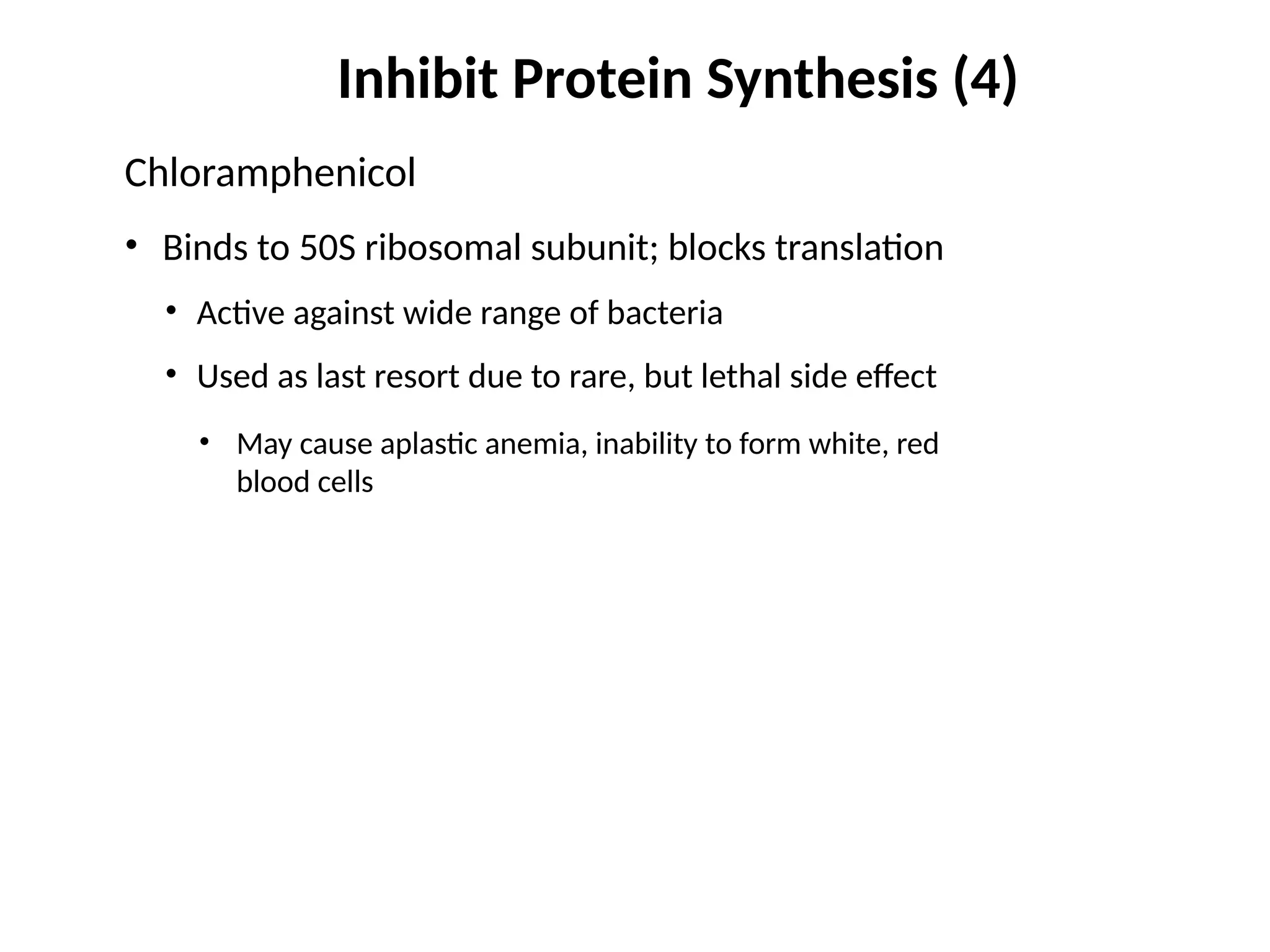 Inhibit Protein Synthesis - Microbiology.pptx