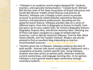 Scholarly Search Engines | PPTX
