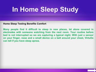 In home sleep study | PPT