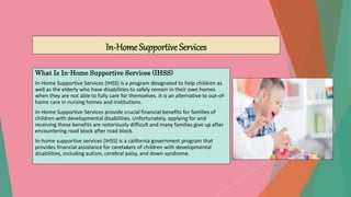 In Home Supportive Services California | PPTX