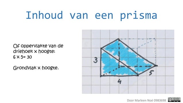 Inhoud van een prisma | PPT