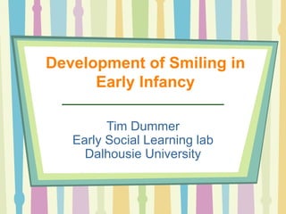 Development of Smiling in Infancy | PPT