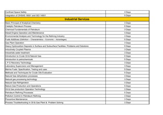 Inhouse Training Plan English | PDF
