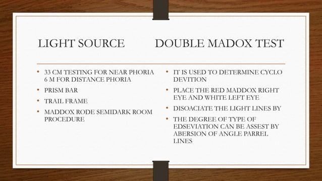 Maddox rode | PDF | Eye and Vision Conditions | Diseases and Conditions