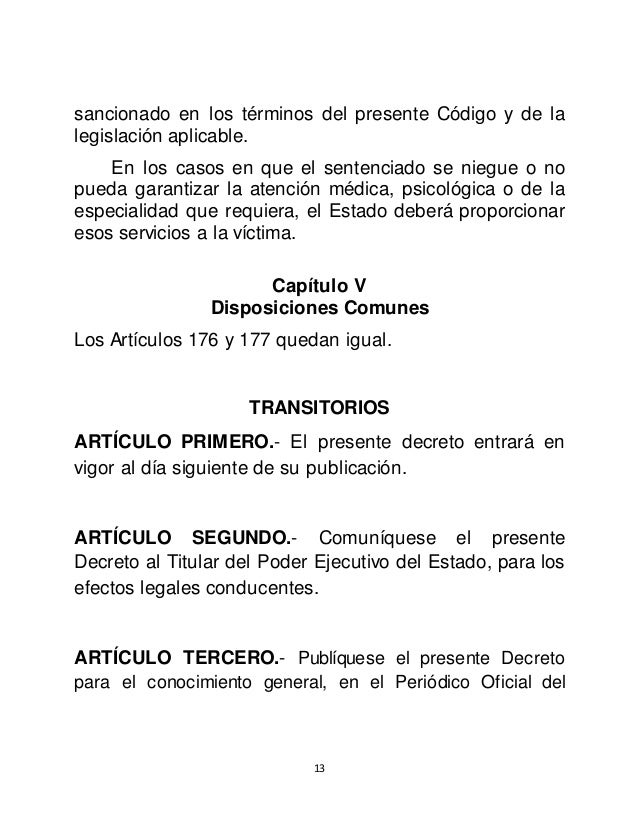 Iniciativa que adiciona al codigo penal del estado de guerrero el del… Iniciativa que adiciona al codigo penal del estado de guerrero el del…