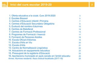 Inici del curs escolar 2019 2020 | PPT