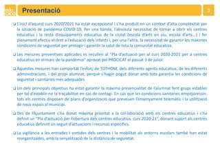 Inici del curs escolar 2020 2021 v6 | PPT
