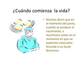 Inicio de la vida | PPT