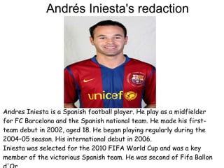 Iniesta | PPT