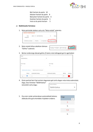 Inika tutoriala irakasleentzat | PDF