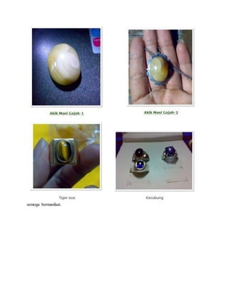 Inilah beberapa jenis batu cincin dan namanya | DOCX