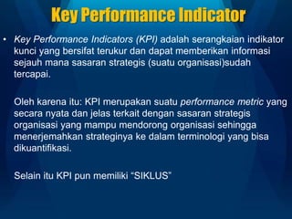SOLUSI: Inilah Siklus Penyusunan KPI | PPTX