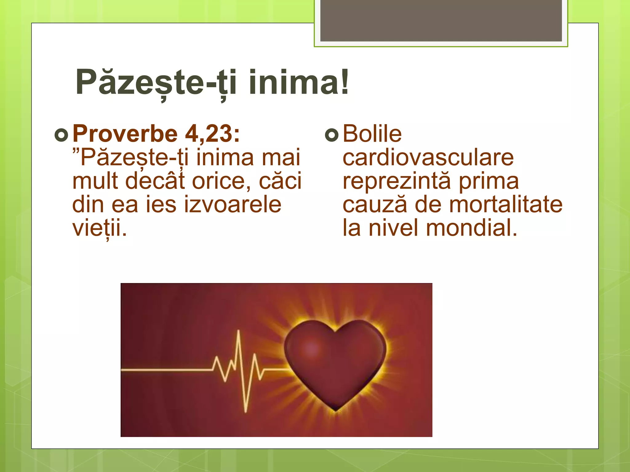 Inima si sistemul cardiovascular | PPTX