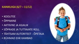 Inimese elukaar ja selle perioodid | PPTX