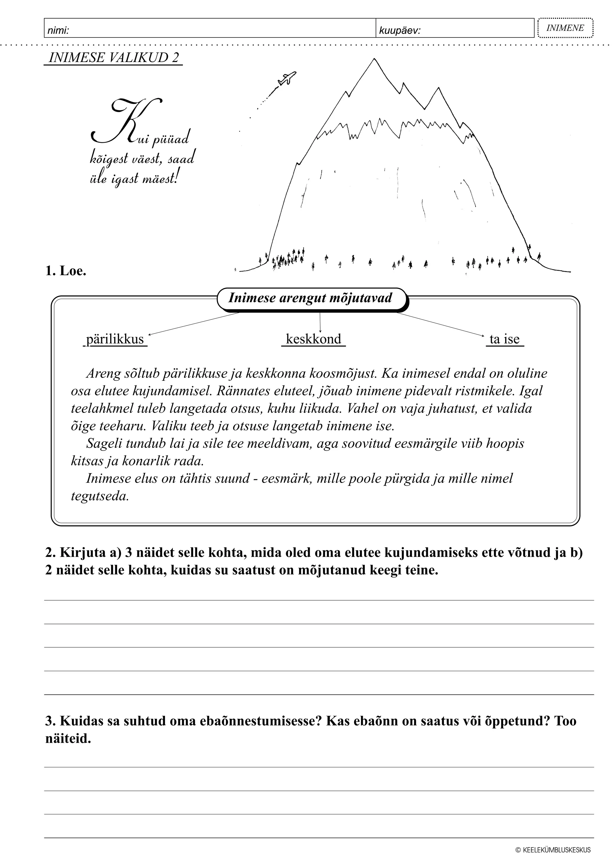 Inimeseõpetus1 49 toolehed | PDF