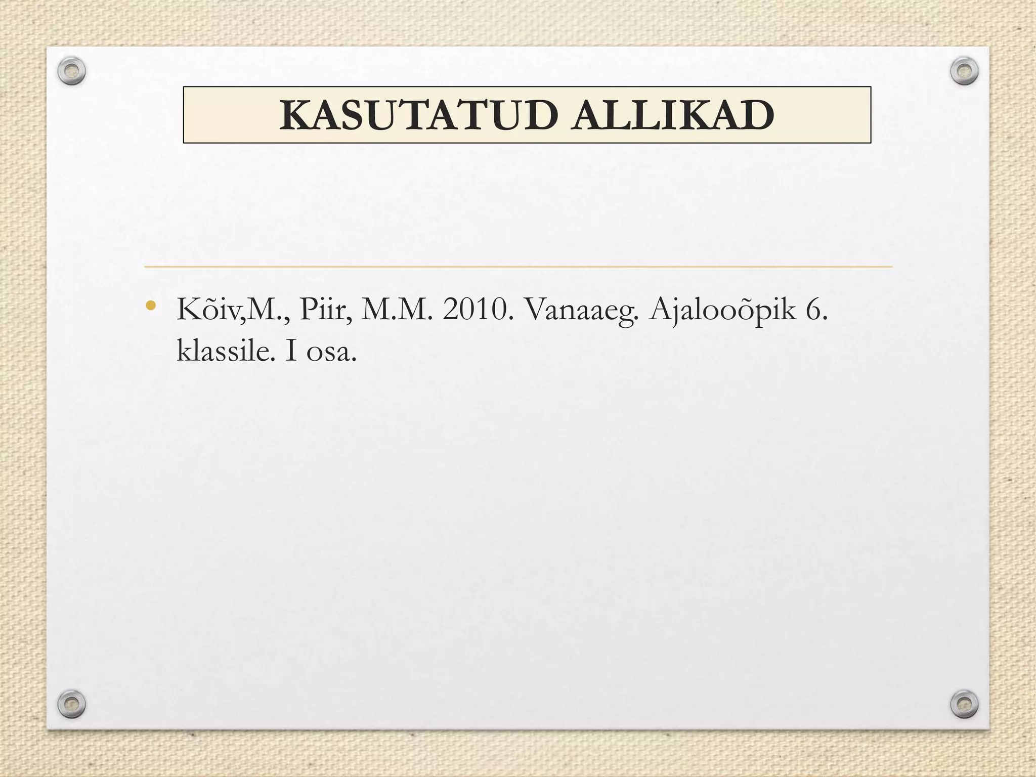 Inimkonna ajaloo algus | PPTX