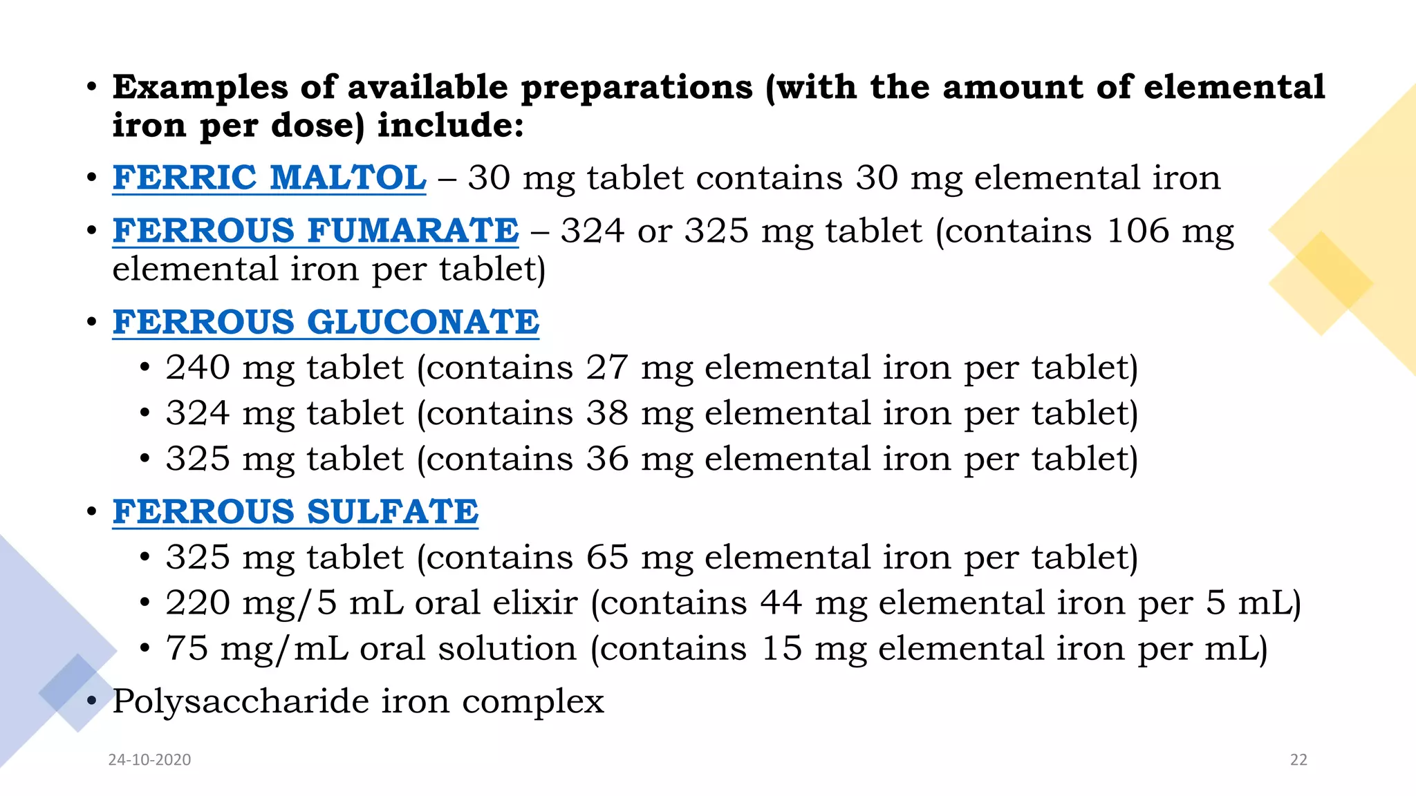 INTENSIFIED NATIONAL IRON PLUS INITIATIVE | PPTX