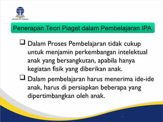 Inisiasi 1a. Teori Belajar dan Pembelajaran IPA SD-.ppt