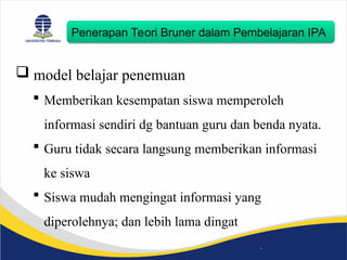Inisiasi 1a. Teori Belajar dan Pembelajaran IPA SD-.ppt