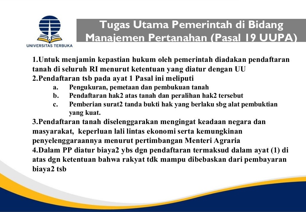 manajemen pertanahan